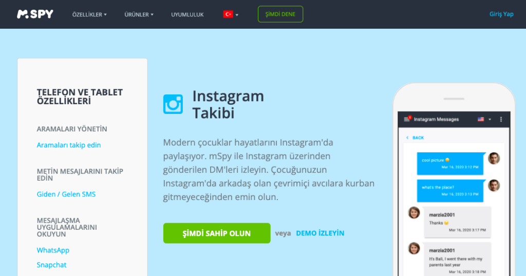 Instagramda kiminle mesajlaştığını görmek mümkün mü?